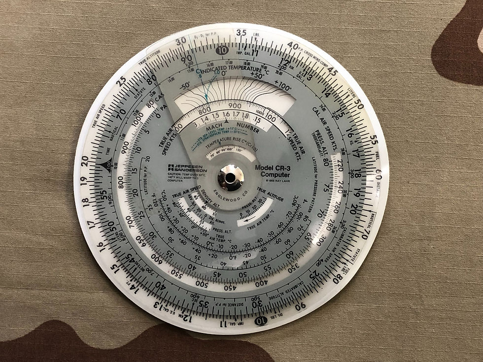Jeppesen CR-3 Circular Computer - 6" Diameter | Army Navy Warehouse