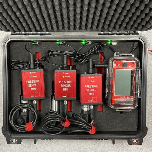 Triple Wireless Pressure Gauge set | Brandco Connected