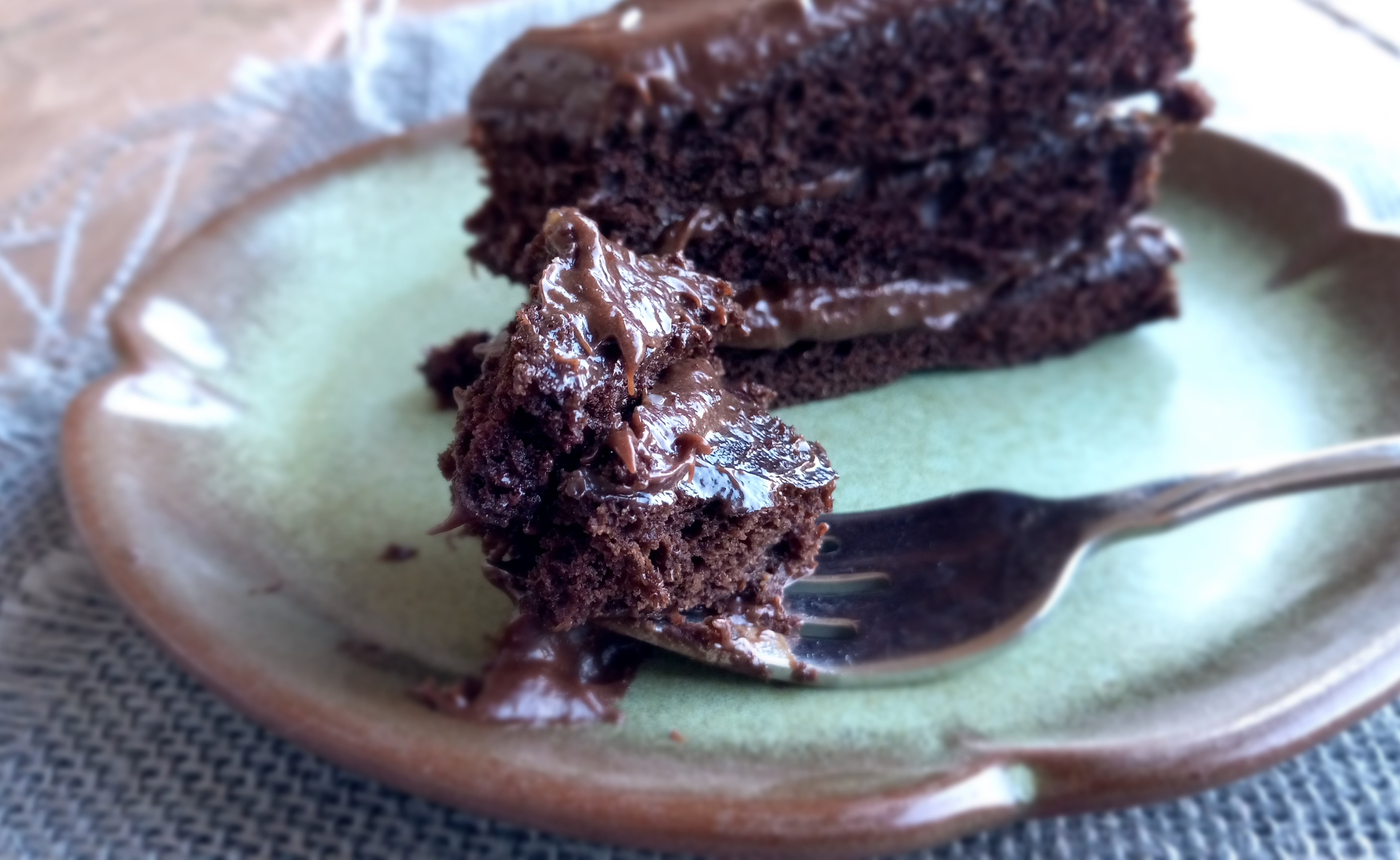 Paleo Chocolate Avocado Layer Cake