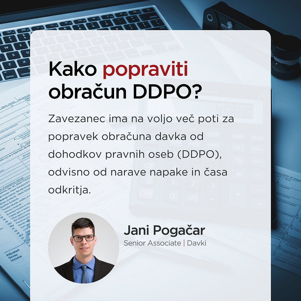 📄 Kako popraviti obračun DDPO? Možnosti in postopki