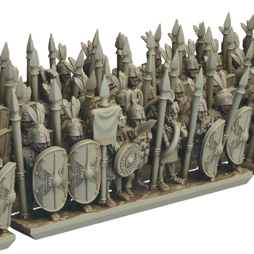 Mid Republic Roman 10mm 3D Printed Triarii Century | cromarty forge