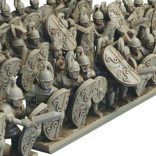 Mid Republic Roman 10mm 3D Printed Hastati Century Attacking | cromarty ...