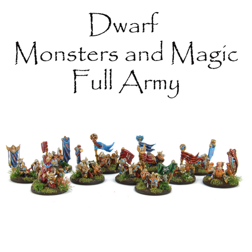Dwarf Monsters and Magic: Full Army | cromarty forge