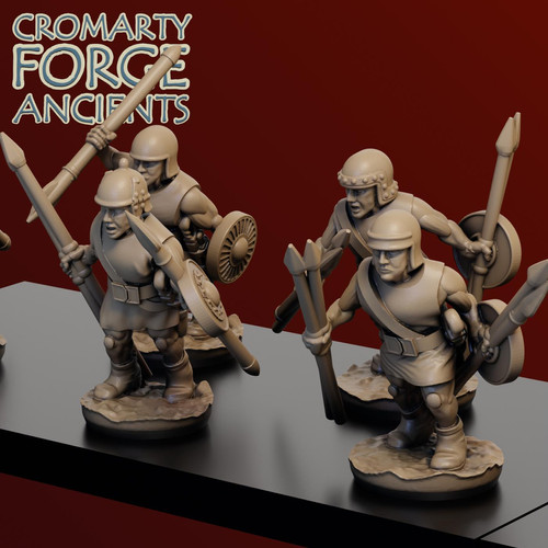 10mm Iberian Caetrati 3D Printed | cromarty forge
