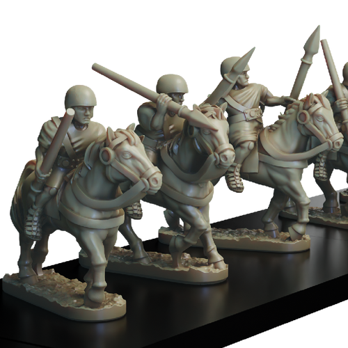 Mid Republic Roman 10mm 3D Printed Spanish Cavalry | cromarty forge