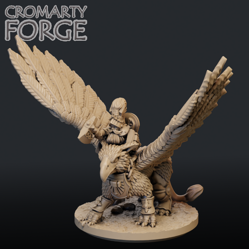 City Dwarfs 10mm 3D printed Griffin | cromarty forge