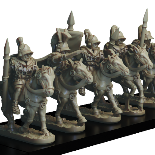 Mid Republic Roman 10mm 3D Printed Cavalry | cromarty forge