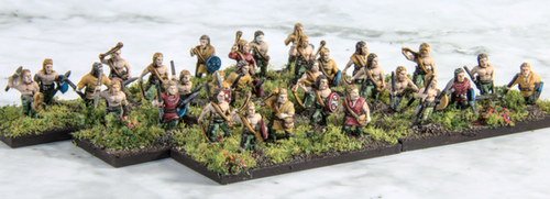 10mm 3D Printed Gallic Skirmishers | cromarty forge
