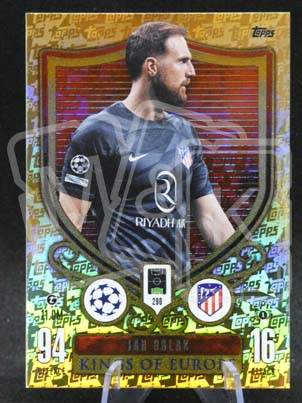 290 Jan Oblak Kings of Europe Match Attax Extra 2023/24 | M & K Sports ...