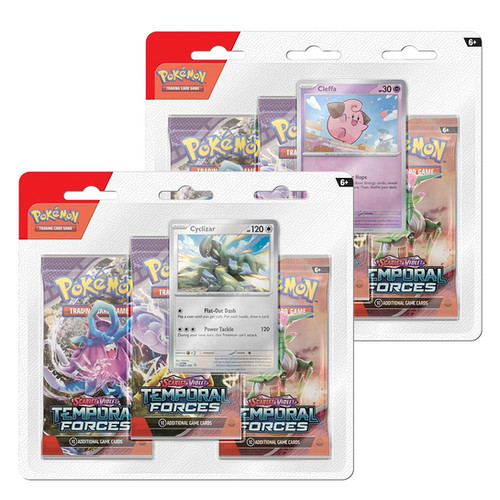 Pokemon - S&V - Temporal Force - 3 Pack Booster | M & K Collectibles
