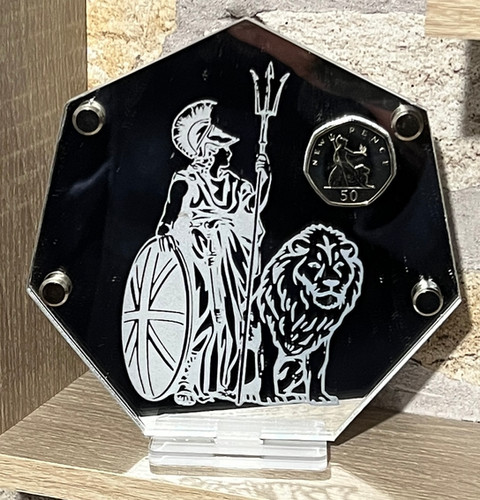 Britannia 50p coin display | Spend it or Wear it