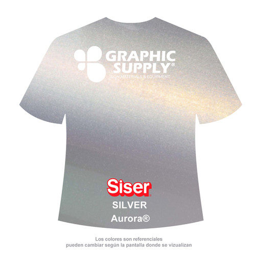 VINIL TEXTIL SISER AURORA 12" SILVER | Graphic Supply RD