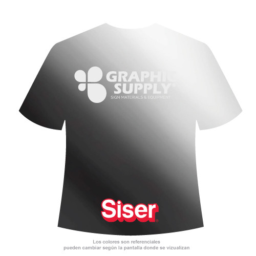 VINIL TEXTIL SISER METAL SILVER | Graphic Supply RD