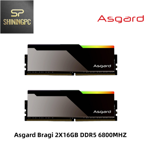 Asgard Bragi RGB 2X16GB 32GB 6800MHZ Hynix Adie CL38 DDR5 RAM | GOSHININGPC