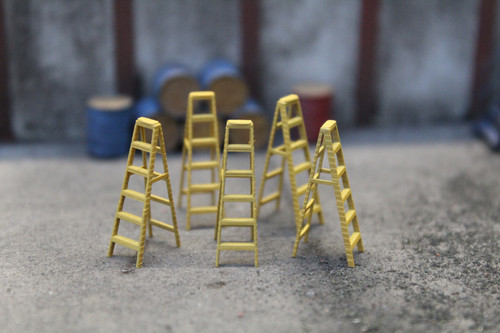 Step Ladders - Yellow - Pack of 5 | goodwoodscenics