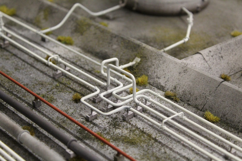 2.4mm Pipework Expansion Sections - UNPAINTED - Pack of 6 | goodwoodscenics