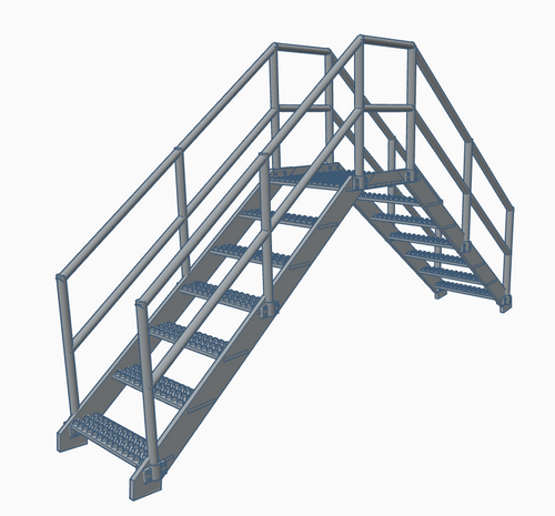 Up Over Stairs for Triangle Bund and Pipelines - UNPAINTED - Pack of 3 ...