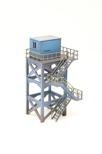 Scrap Metal Infeed CONTROL HUT & TOWER - BLUE - 1:76 OO Gauge Model ...