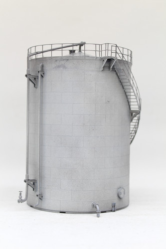 Large Oil Storage Tank with stairs 165mm - GREY - 1:76 OO Gauge Model ...