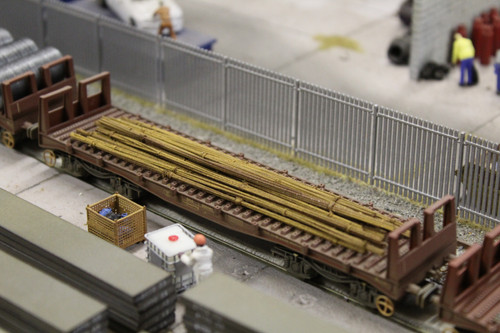 120mm Steel Rod Bundled Loads - Rusty - Pack of 10 | goodwoodscenics