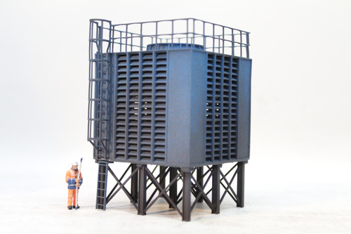 Cooling Tower Version 1 - BLUE - 1:76 OO Gauge Model Railway ...