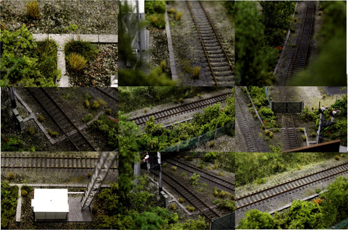 Concrete Trunking COMPLETE SET - PAINTED AND WEATHERED - 1:76 OO Gauge ...