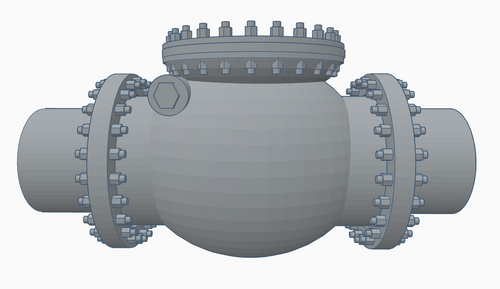 Pipeline Check Valve - 9.5mm - UNPAINTED | goodwoodscenics