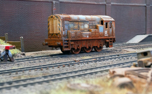 Scrap Class 08 Abandoned Diesel Locomotive (N20) | goodwoodscenics