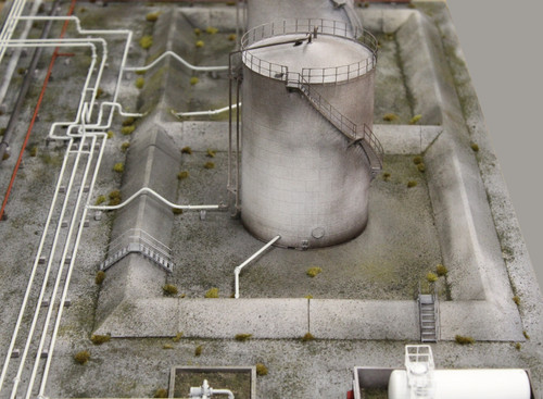 Concrete Triangle Bund UNPAINTED - 2 BUND PACK - 1:76 OO Gauge Model ...