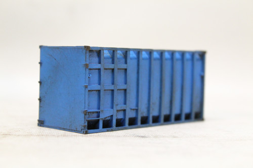 Waste Container Skip - BLUE WEATHERED - OO 1/76 - Pack of 1 ...