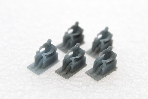 Crane Operator Driver Figures - UNPAINTED - Pack of 5 | goodwoodscenics
