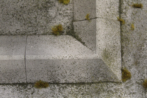 Concrete Triangle Bund 95mm UNPAINTED - LEFT CORNER - Pack of 2 ...