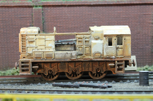 Scrap Class 08 Diesel Shunter Locomotive with Exposed Engine (C16 ...