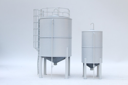 Traction Maintenance Depot Tanks Pair - LIGHT GREY - 1:76 OO Gauge ...