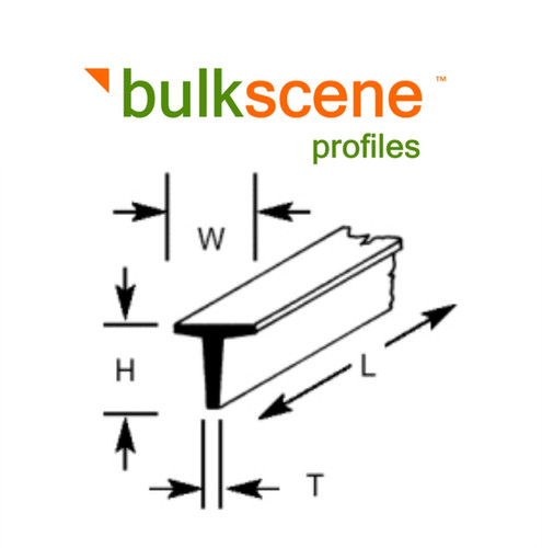 T SECTIONS PLASTIC PROFILES FOR OO/HO MODELLING | goodwoodscenics