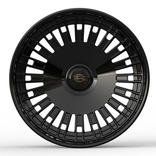 22" thru 28" Forged 3pc Built to Chevy's All Black | CA Custom Wheels