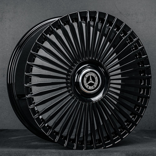 20" 21" 22" 24" Forged All Black - Mercedes w/Floating Caps AE330 | CA ...