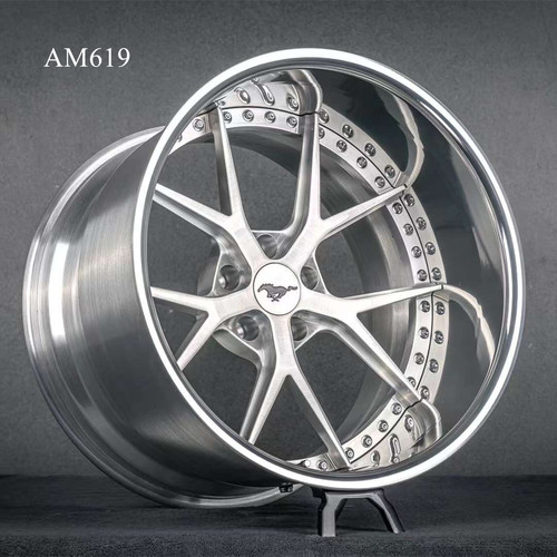 20" 22" by 2pc Forged custom built to Ford Mustang AM619 | CA Custom Wheels