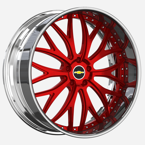 22" 24" 26" 28" Forged 3pc Custom made to any 5/6 lug Chevy - AD831 ...