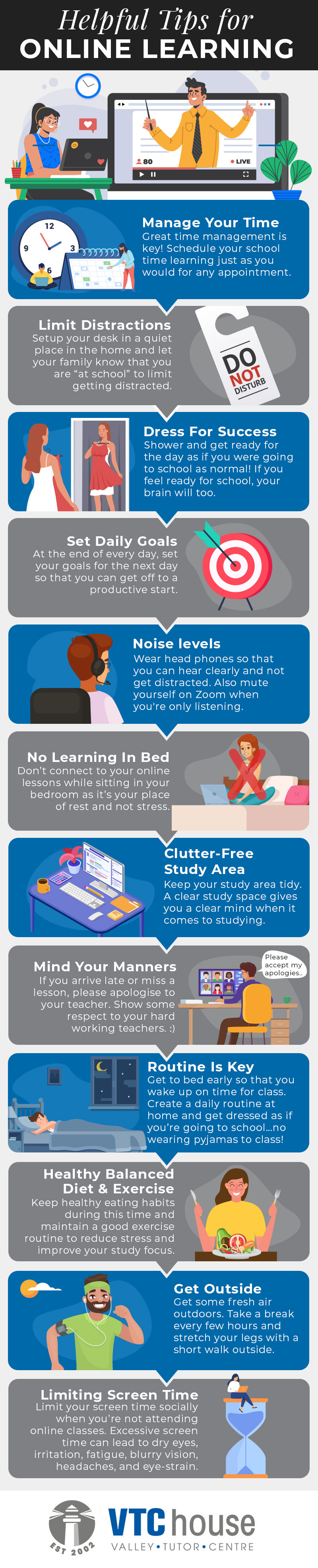 Helpful Tips For Online Learning