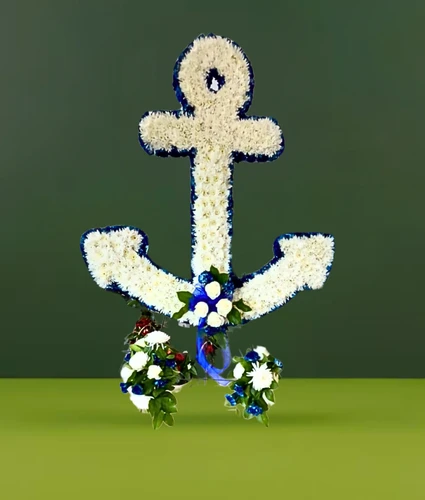 Anchor Funeral Floral Tribute | East Rockaway & Oceanside, NY Flowers