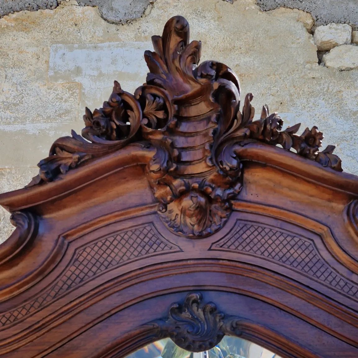 French Napoleon Period Rococo Armoire | Rocaille