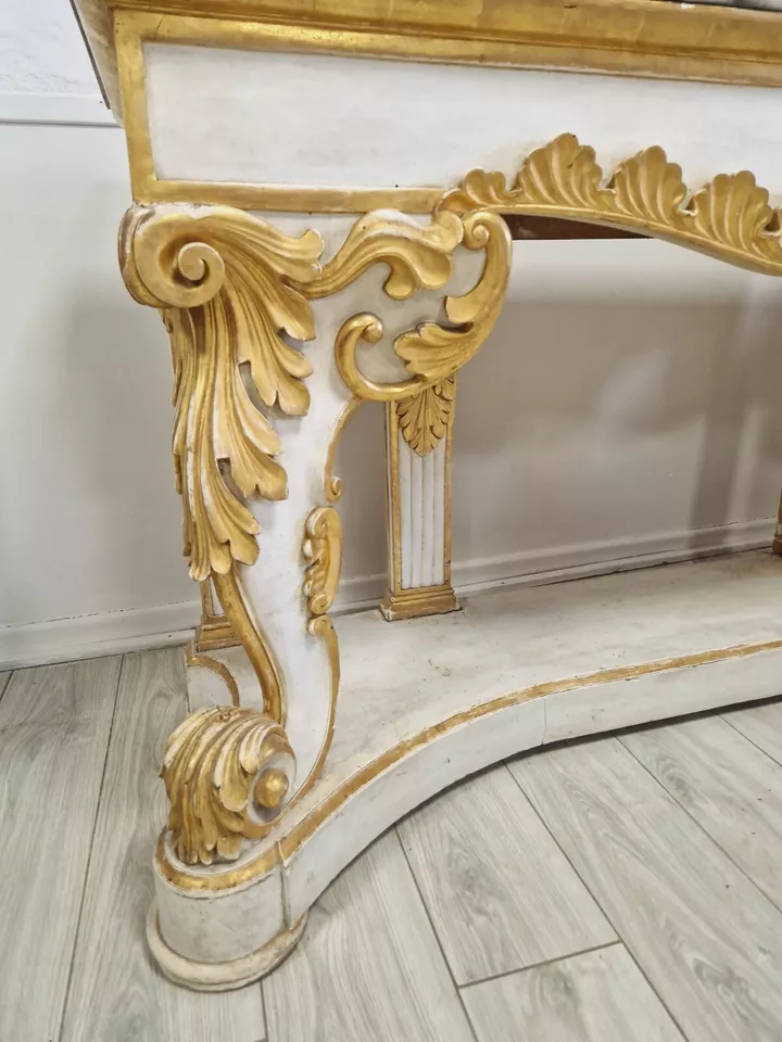 Huge 19th Century Baroque Console Table | Rocaille