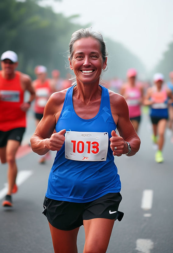 runners face examples