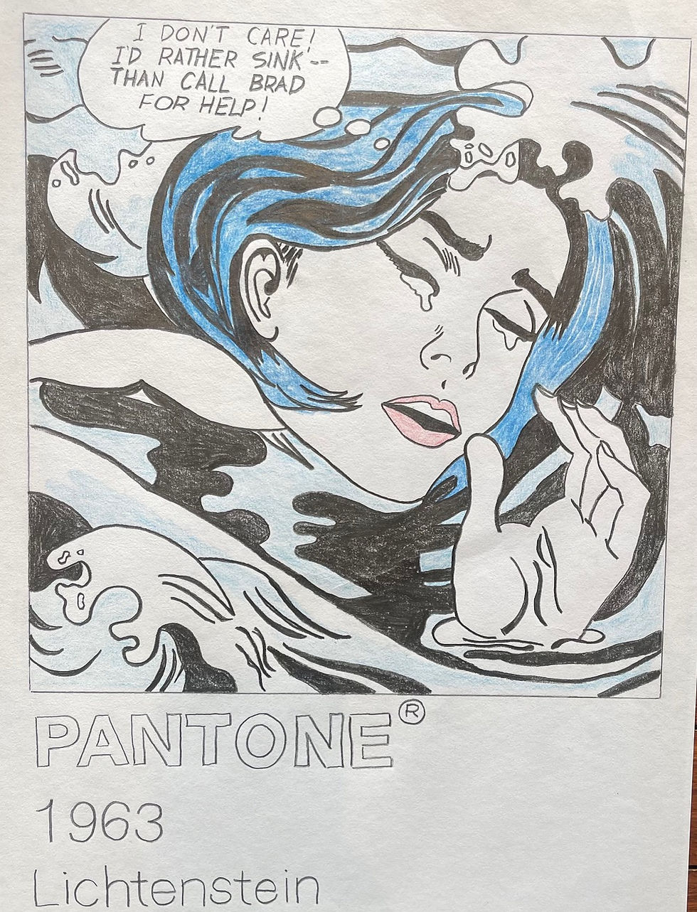 Pantone 1963 Lichtenstein | Shane Bowden Art