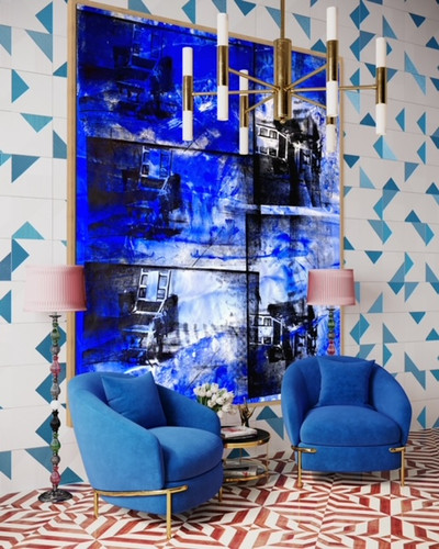 Blue Electric Chair | Shane Bowden Art