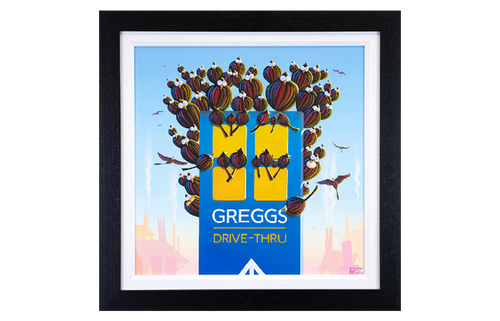 Artwork by Derrick Fielding | Peck and Buns & Sausage Rolls at Bloom ...