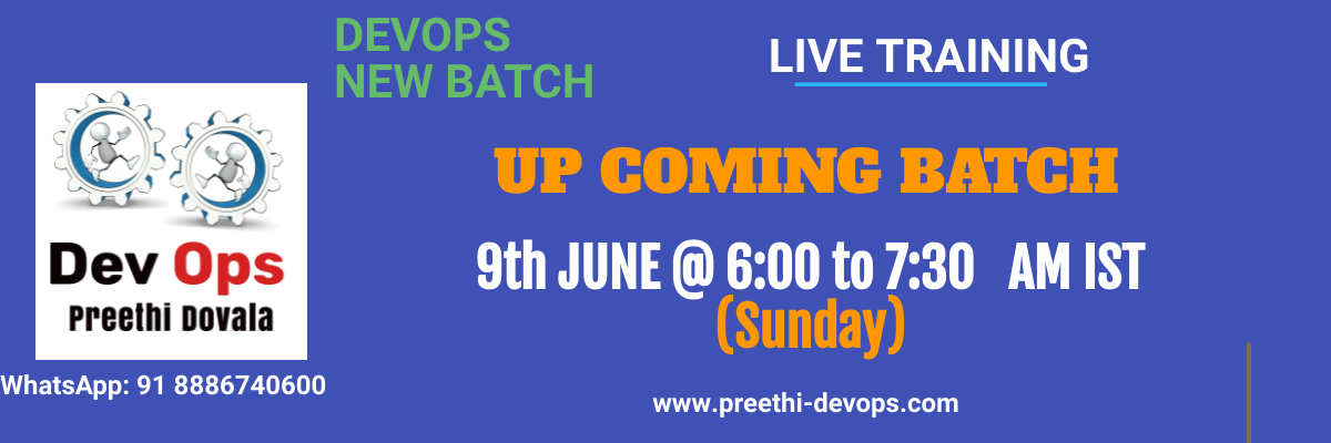 Devops Online Training By Preethi Dovala