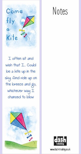Kite Bookmark (T) | Hooked on Stationery