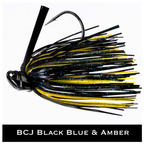 BCJ Black Blue and Amber | bryants-custom-jigs
